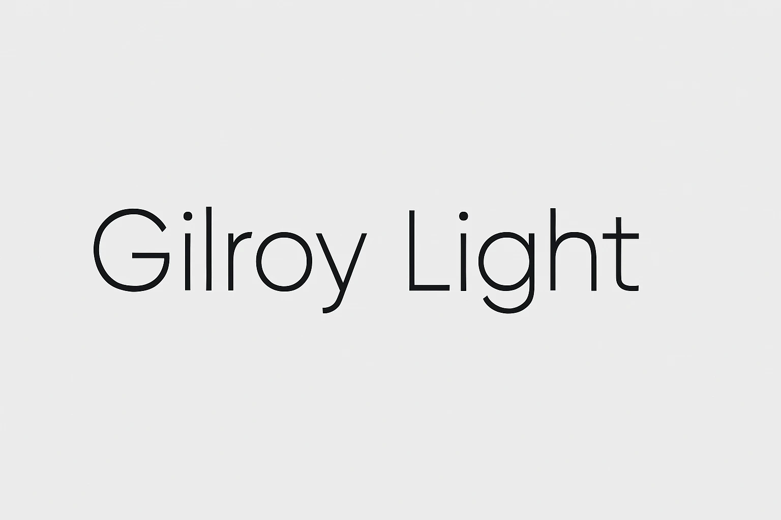 Gilroy Font Light Complete Beginner Guide For Clean Modern And Readable ...
